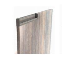 China Aluminum Alloy Hidden Handle Half Concave Embedded Cabinet Handle for Kitchen Wardrobe Door on Drawer Usage for sale