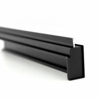 China Aluminum Alloy Hidden Handle Half Concave Embedded Cabinet Handle for Kitchen Wardrobe Door on Drawer Usage for sale