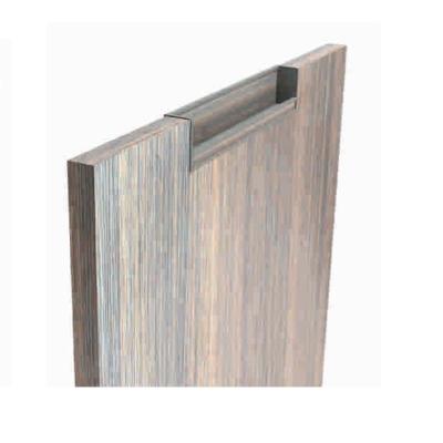 China Recessed Door Pulls, J-Shape Hidden Metal Finger Pull 11.7/35.3 Inches, Aluminum Cabinet Handle and Knobs for sale