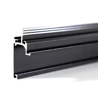 China Recessed Door Pulls, J-Shape Hidden Metal Finger Pull 11.7/35.3 Inches, Aluminum Cabinet Handle and Knobs for sale