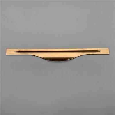 China Kitchen Cabinet Door Frame Profile Pull Handle Edge Banding Edge Handle Furniture Handle & Knob Aluminium Alloy Modern Simple for sale