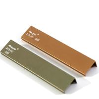 China Customized Aluminum Edge Handle Furniture Hardware Kitchen Cabinet Door Handles for sale