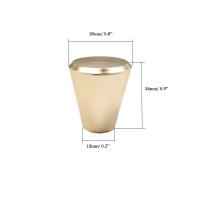 China Racyle Latest Aluminum Cabinet Hardware Gold Furniture Knobs Drawer Handles for sale