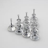 China Living Room Kitchen Bedroom Colored Knobs Glass Acrylic Cabinets Handles for sale