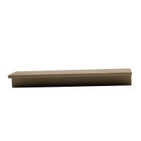 China Minimalistic Champagne Cabinet Pulls Rectangular 7 Inches Decorative Drawer Handle and Knob T-type for sale