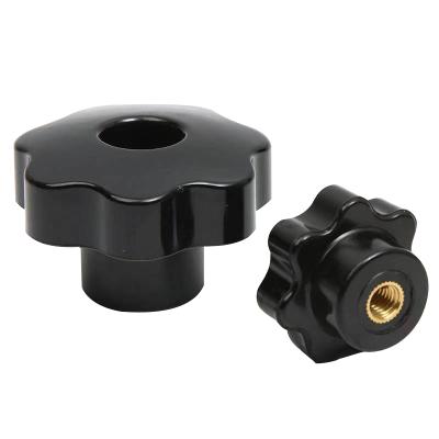 China Stars Plastic Knob Black M8 M10 M12 Bolt Metal Bolt Through Bolt for sale