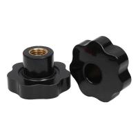 China Stars Plastic Knob Black M8 M10 M12 Bolt Metal Bolt Through Bolt for sale