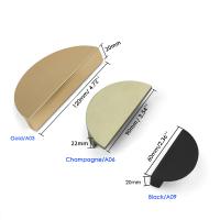 China OEM Classic Half Moon Handles Knobs Drawer Door Knob Pulls for Furniture for sale