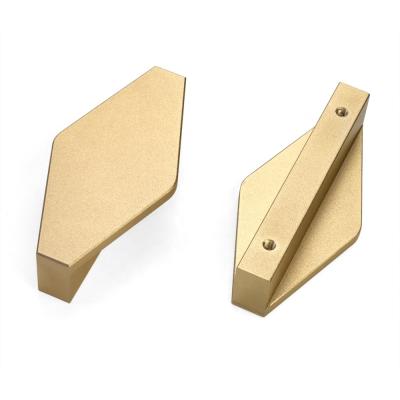 China Factory Combination Design Golden Drawer Handles Knobs Kulp for Furniture Decoration for sale