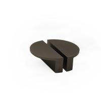 China Hot Sale Luxe Half Moon-shaped Modern Metal Cabinet Aluminum Handles Half Circle Furniture Handle and Knobs Zinc for sale