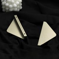 China Novelty Triangular Metal Cabinet Pulls 4.72/2.36 Inches Aluminum Designer Handle and Knobs for sale