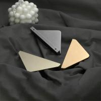 China Novelty Triangular Metal Cabinet Pulls 4.72/2.36 Inches Aluminum Designer Handle and Knobs for sale