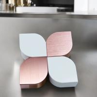 China Flower Petaloid Kitchen Cabinet Knob Coloful Handles Furniture Handles Simple Furniture Handles for sale