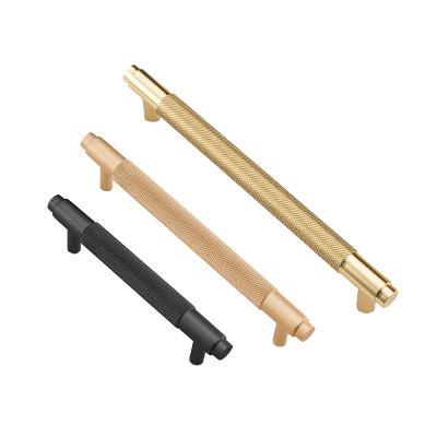 China Classic Emboss T Handle Pull Dresser Knobs Handle Luxury Zinc Alloy Furniture Kitchen Cabinet Pull Handle Drawer for sale