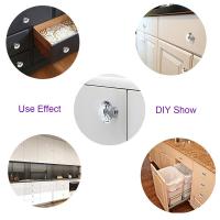 China Racyle Crystal Knobs Drawer Knob  Furniture High Transparency Diamond Glass Drawer Knobs for sale