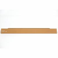 China Modern V-Shape Finger Pull 11.7/35.3 Inches Matte Gold Embedded Metal Kitchen Drawers Aluminum Under-Counter Office Use for sale