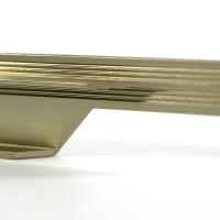 China Farmhouse Style Aluminum Furniture Hardware Edge Handle for Kitchen Cabinet Door Pull for Gym Dining Staircase Park Villa Mall for sale
