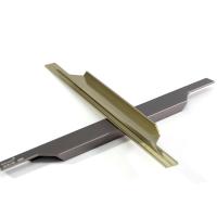 China Farmhouse Style Aluminum Furniture Hardware Edge Handle for Kitchen Cabinet Door Pull for Gym Dining Staircase Park Villa Mall for sale