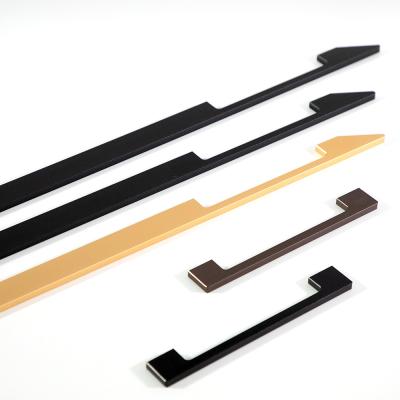 China Custom Unique Door Knobs Black Kitchen Cabinet Cupboard Handle Pulls Hardware Fittings for sale