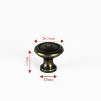 China Latest Vintage Bronze Tone Cabinet Pulls Drawer Knob Retro Design Knobs Accessories for sale