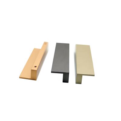 China Factory Wholesale 96mm L Square Aluminum Alloy Handle Kitchen Bedroom Hotel Living Room School Furniture-for Drawers Dressers for sale