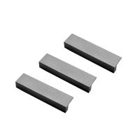 China Factory Wholesale 96mm L Square Aluminum Alloy Handle Kitchen Bedroom Hotel Living Room School Furniture-for Drawers Dressers for sale