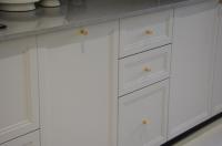 China Simple Modern 20mm Drawer Gold Knobs Hardware Circular Cone Kitchen Cabinet Knobs for sale