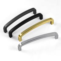 China Stainless Steel Gold Black Sliver Color Cabinet Drawer Pull Handle Kitchen Cupboard Furniture Handle for sale