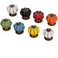 China Ceramic Knob Vintage Zinc Cartoon Drawer Cabinet Coloured Door Handle for sale