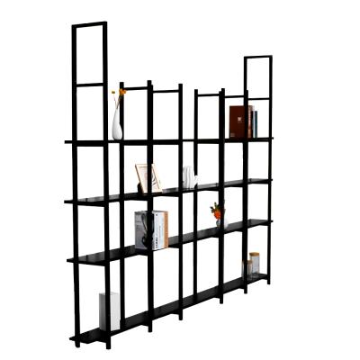 China XINJUN Factory Luxury Metal Aluminum Golden and Black Display  Decorative Shower Wall Mounted Shelf  MDF Home Furniture for sale