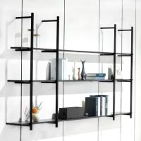 China Modern Wall Mounted Book Storage Shelf Display Living Room Live Edge Shelf Unit for sale