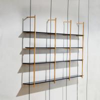 China Factory Top Bookshelf Display Rack Floating Shelf Wall Mounted Aluminium Shelf for sale