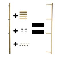 China Nordic Styles Living Room Metal Wrought Aluminum Wall Decorations Ins Home Bedroom Decor Wall Hanging Shelf for sale