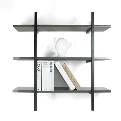 China Metal Wall Bookshelf DIY Combination Mount Floating Shelves with Screws for sale