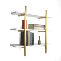 China Metal Wall Bookshelf DIY Combination Mount Floating Shelves with Screws for sale