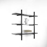 China Metal Wall Bookshelf DIY Combination Mount Floating Shelves with Screws for sale