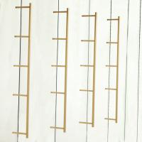 China XinJun Factory New Design Luxury Gold Aluminum Wall Mounted Shelf for sale