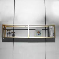 China Custom Modern Home Decor Cube Plants Shelf Wholesale Aluminum Hanging Wall Mount Bookcase for Bedroom and Kitchen Use for sale