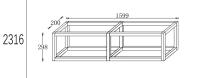 China Metal Storage Hanging Aluminum Wall Racks Hanging Wall Mount Shelf for Decorative for sale