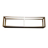 China New Design Metal Wall Mounted Shelf Aluminum Frame CD Shelf for Decorative for sale