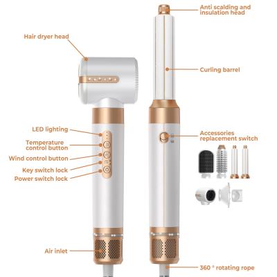 China White Multi Functional Revair Hair Styler Travel Heated Rollers Styling Tools for sale