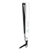 China 150-230 Degrees 60W LED Display PTC Silver Fast Heating Curling Straightening Hair Straightener for sale