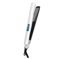 China 150-230 Degrees 60W LED Display PTC Silver Fast Heating Curling Straightening Hair Straightener for sale