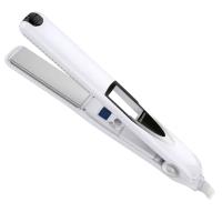 China Light Weight Fast Heating Golden Titanium Electric Hair Straightener With MCH for sale