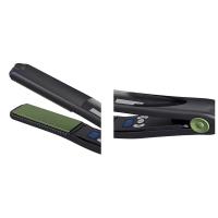 China Light Weight Fast Heating Golden Titanium Electric Hair Straightener With MCH for sale