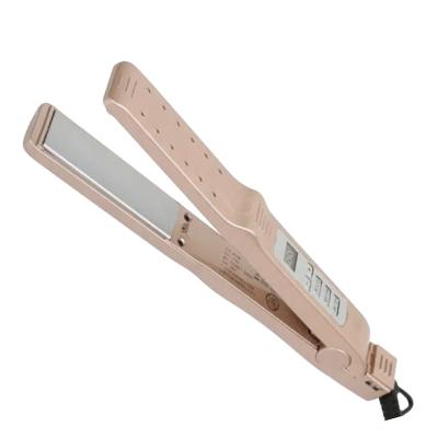 China 2 in 1 Travel Size Hair Straightener and Curling Iron with Safty Lock and Adjustable Temp for sale