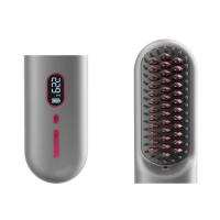 China 110V 220V Electric Hair Dryer Brush With LCD Display And Negative Ion Technology for sale