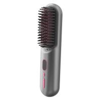 China Wireless Hot Air Hair Dryer Brush With BLDC Motor And Negative Ions Type-C Customizable for sale