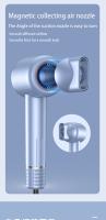 China Automatic Luxury Appearance ABS Blue  High Speed Hair Dryer LOGO Customization for sale