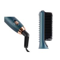 China Lightweight Electric Blower Comb Brush With 3 Heat Settings And Swivel Cord for sale